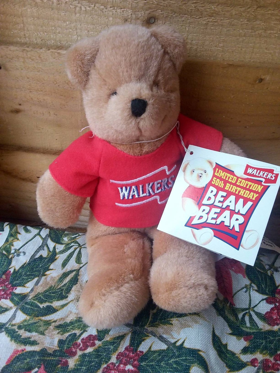 LE 50th Birthday Bean Bear by Walkers/ With All Tags/gc - Etsy