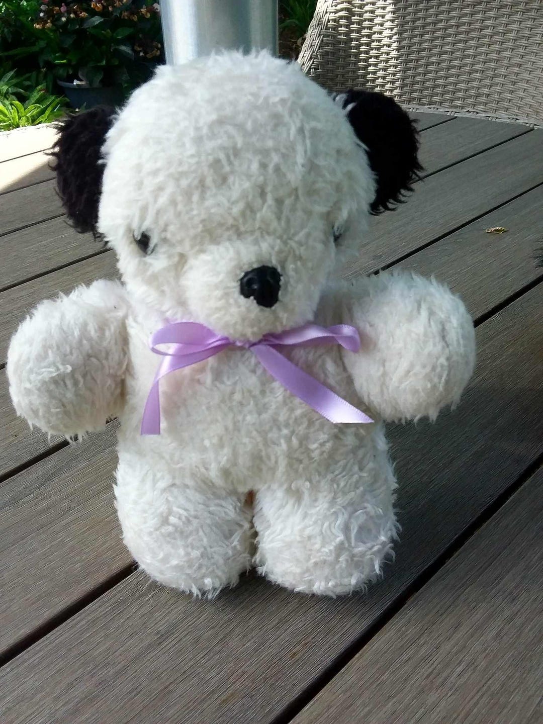 Real Soft Toys Watford/black/white Plush Bear/80s/gc/c10 - Etsy