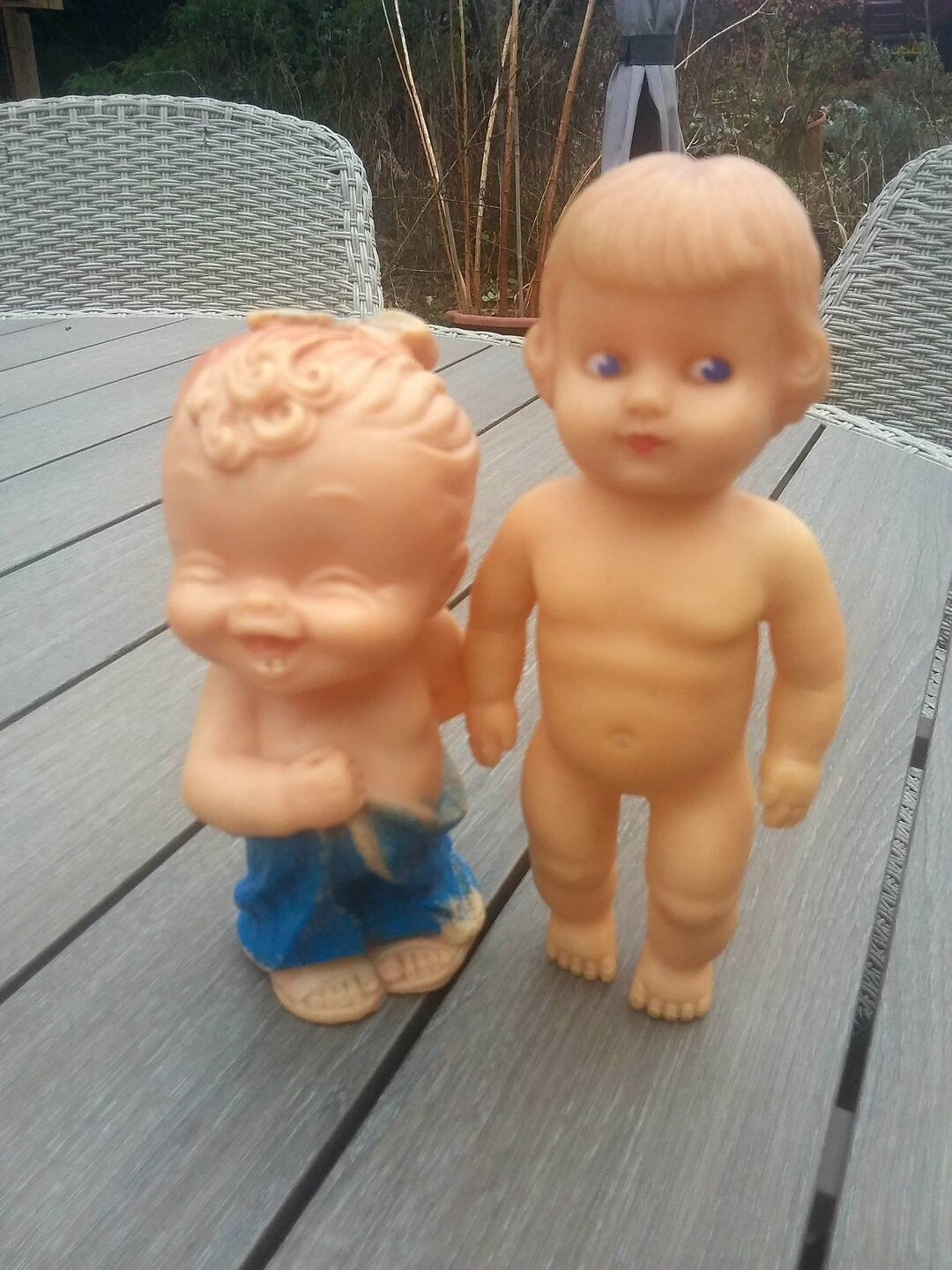 2 Dolls From 1950s, Rosebud, Combex England, Squeaker Still Working ...