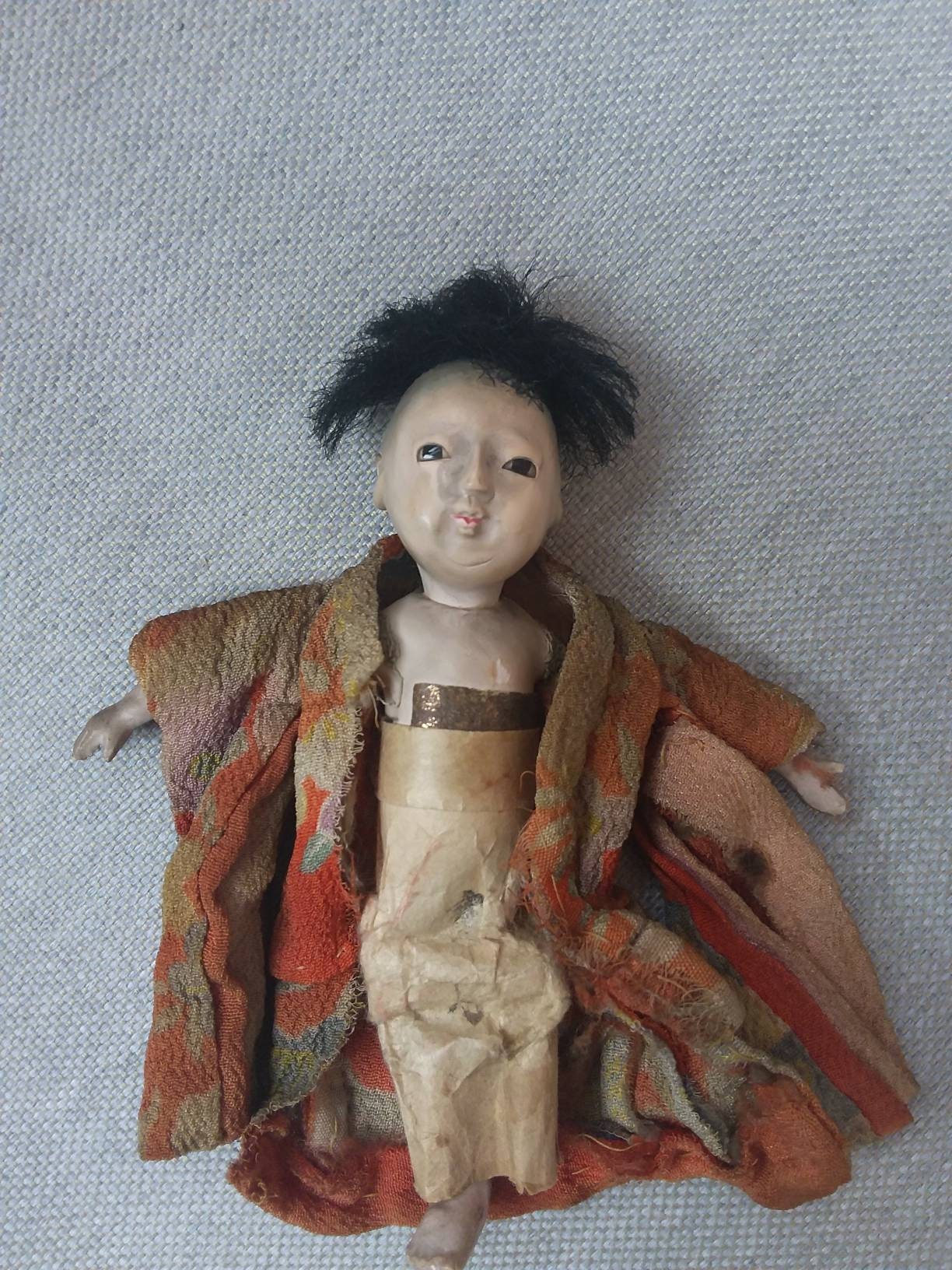 Àntique Tiny Gofun Ichimatsu Doll for Tlc/5 High - Etsy