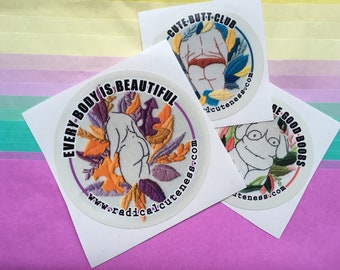 Boob stickers | Etsy