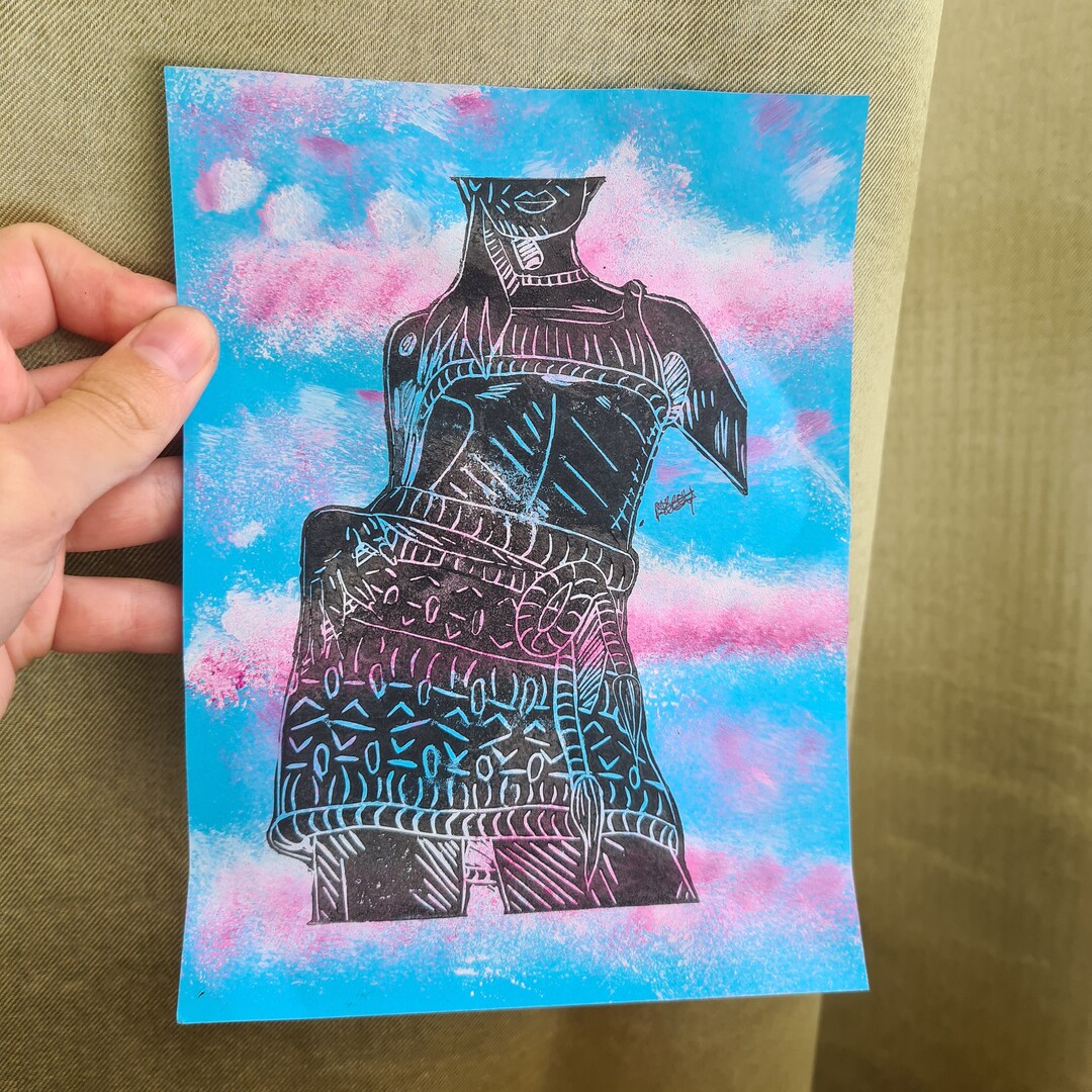 God is a Woman Inspired Print, Trans Woman Print, Trans Pride Print ...