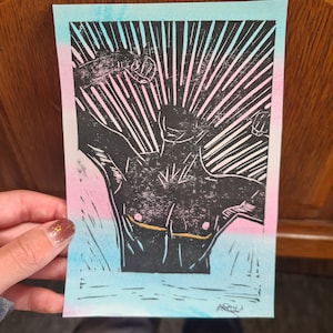 Trans Pride Print, Trans Top Surgery Art Print, Trans Art Print, Pride ...