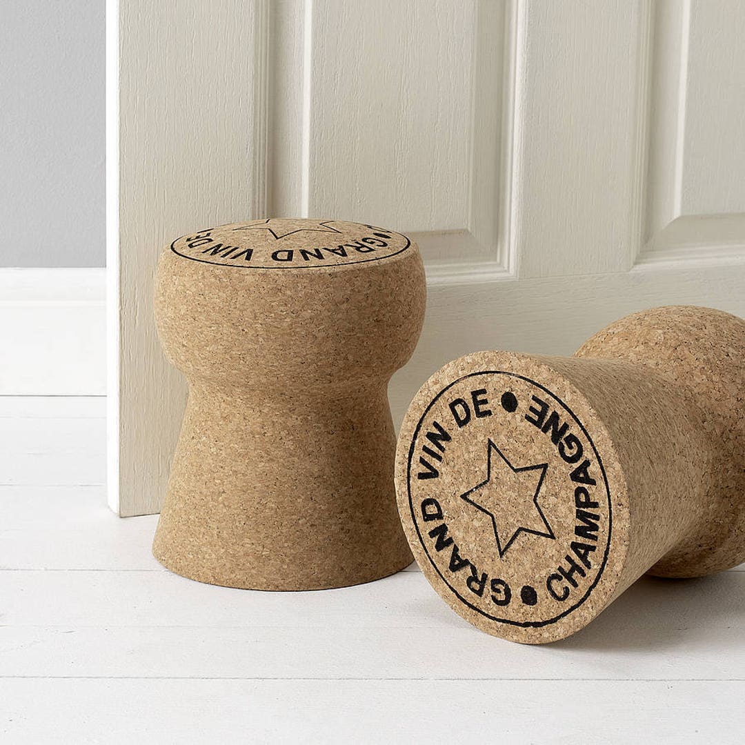 XL Champagne Cork Door Stop, up to 50% OFF - Etsy
