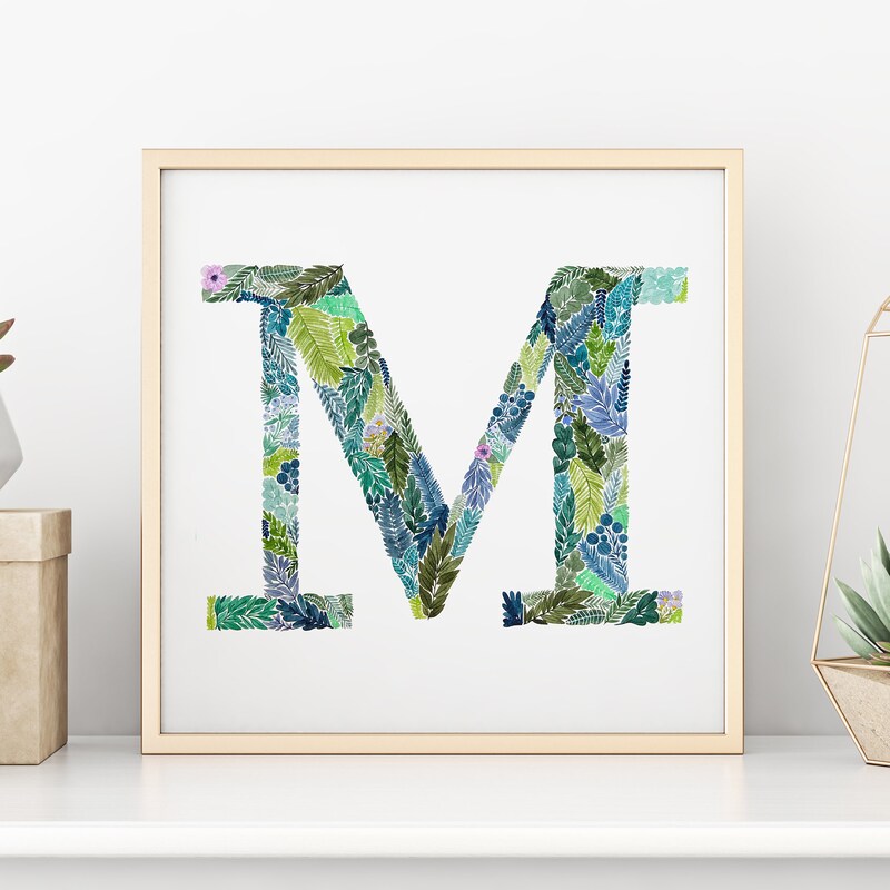 Custom Letter Art - Etsy
