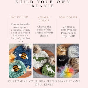 Build Your Own Beanie, Chicken, Bees, Dinosaurs, Horse, Sheep, Duck ...