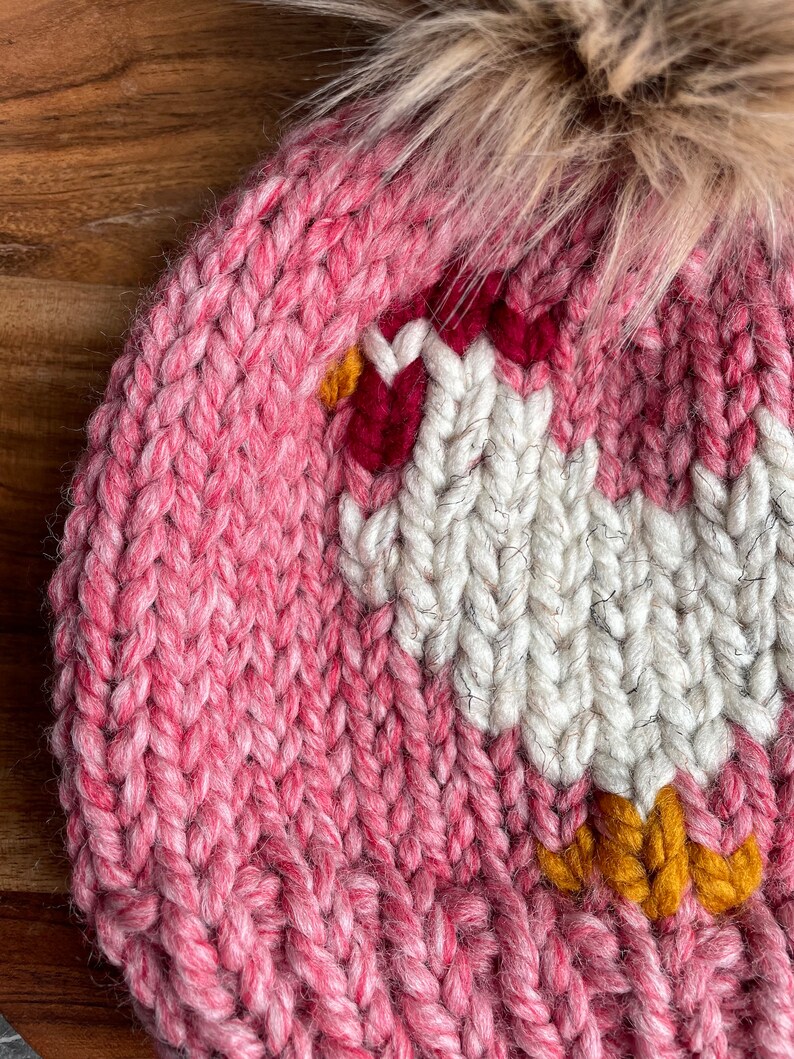 Women’s Knit Chicken Beanie / Knit Hat / Chicken Mom / Farm Wear ...