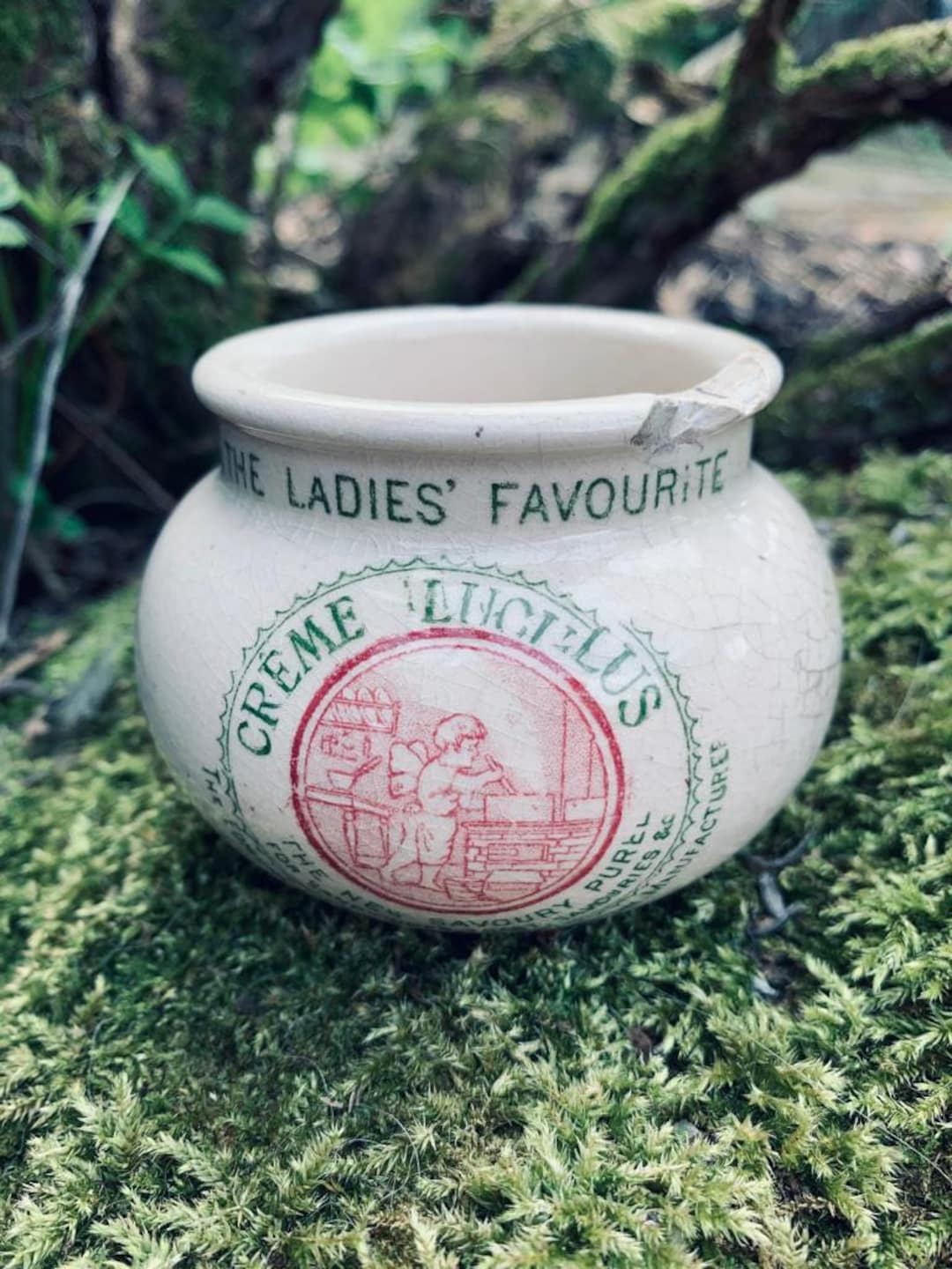 Rare Vintage Crème Lucullus Pot - Etsy
