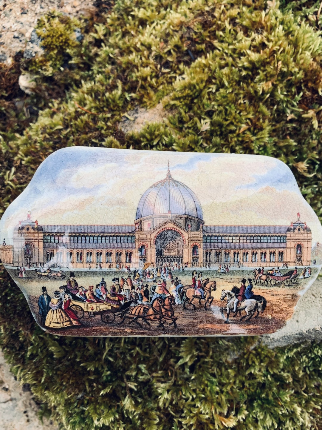 Antique Prattware Alexandra Palace Trefoil Pot Lid & Pot - Etsy