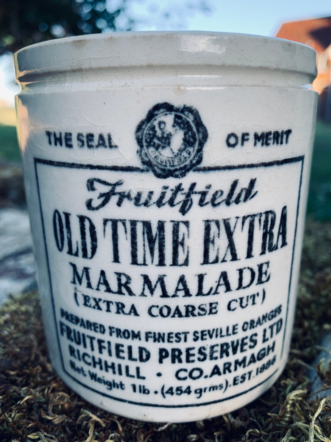 Vintage Fruitfield Old Time Extra Marmalade Pot Jar - Etsy