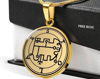 Demon Seal Sigil Necklace Jewelry Goetia Amulet Talisman | Etsy