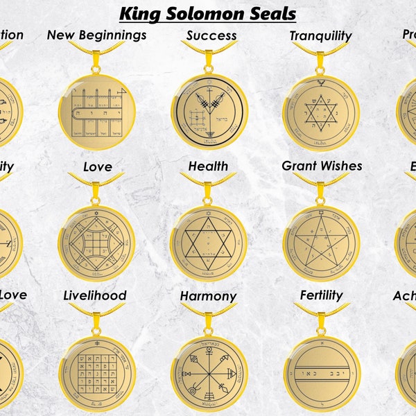 King Solomon Seal Jewelry - Etsy