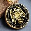 Azrael Archangel Pendant Necklace Jewelry Gold Silver Azreal Sigil - Etsy