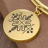 MILOKAN Voodoo Necklace Veve Pendant Gold Silver Jewelry Charm Chain - Etsy