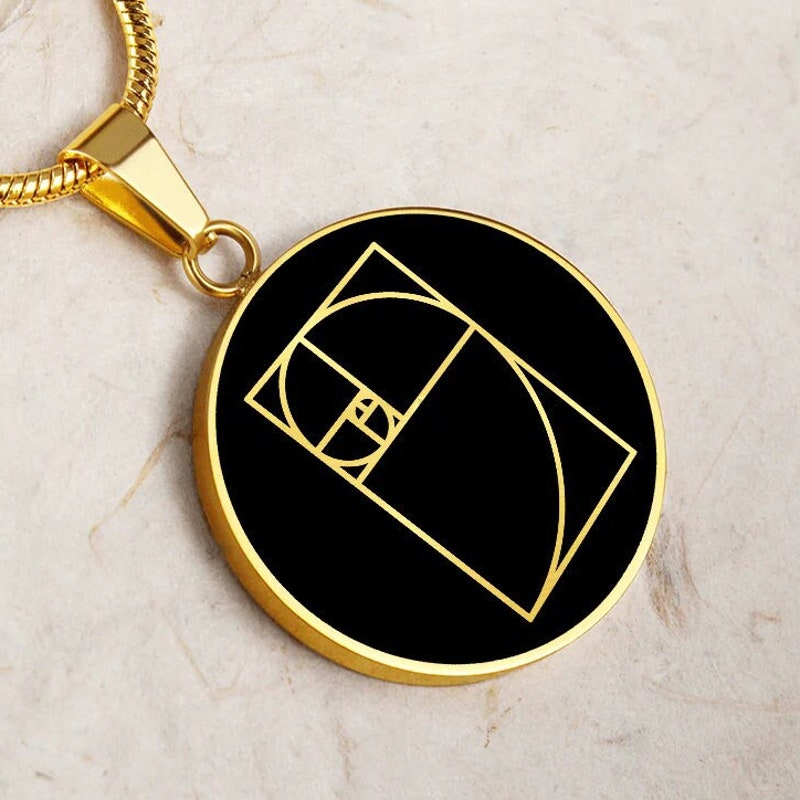 Fibonacci Necklace - Etsy