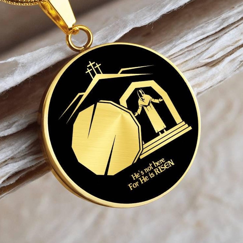 Empty Tomb Pendant Silver - Etsy