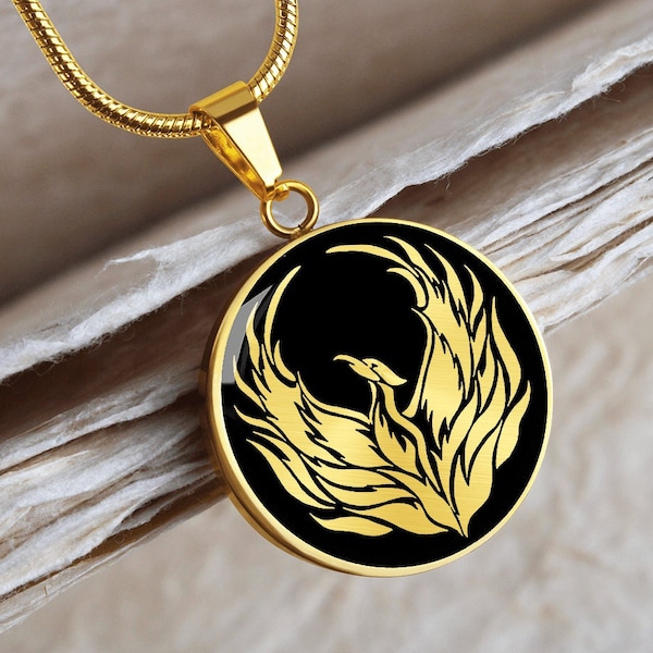 Silver Phoenix Charm - Etsy