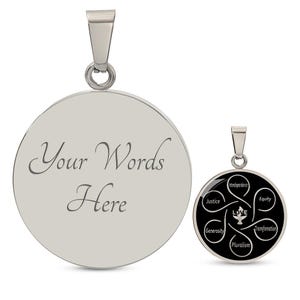 Unitarian Universalist Jewelry UU Chalice Necklace Seven Principles ...