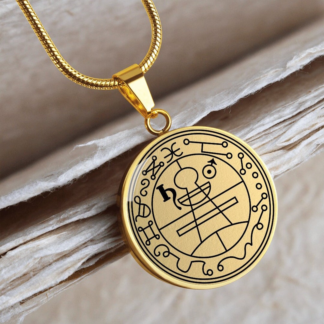 Secret Seal of Solomon Necklace Pendant Gold Jewelry Silver Talisman ...