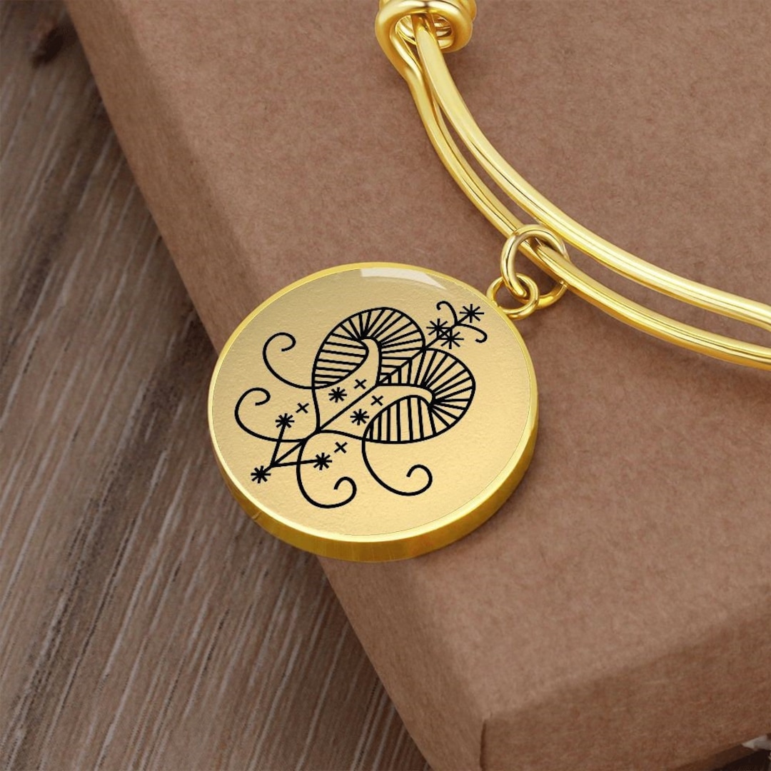 Erzulie Freda Veve Bracelet Jewelry Pendant Voodoo Amulet Talisman ...