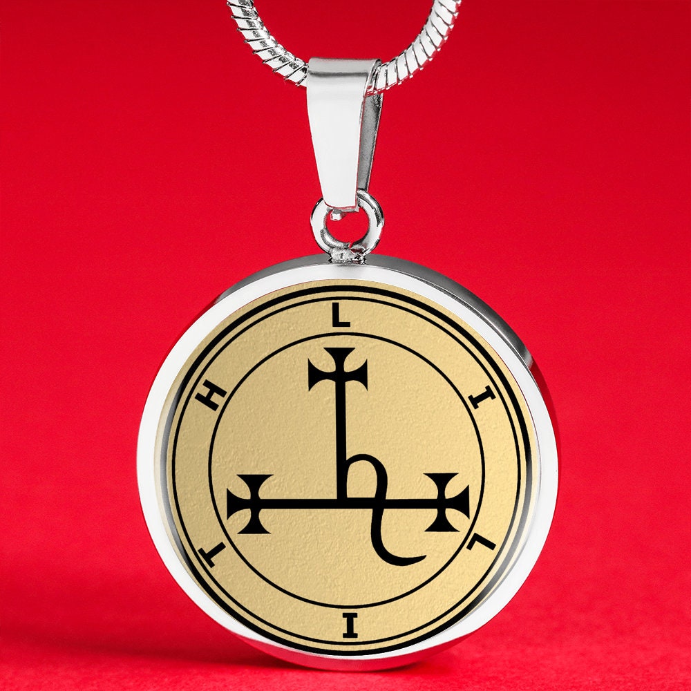 Lilith Sigil Necklace Demon Seal Jewelry Amulet Talisman - Etsy