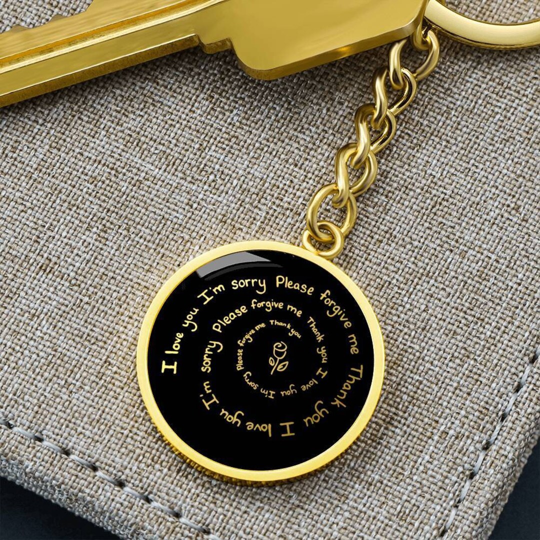 Hoʻoponopono Keychain I'm Sorry Gift Engraved Keyring - Etsy
