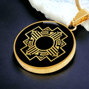 Inca Cross Pendant Chakana Cross Necklace Peruvian Jewelry Gold Gift ...