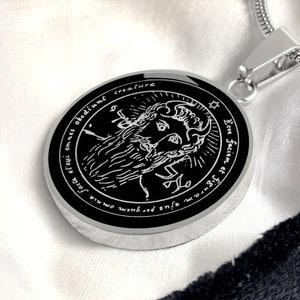 First Pentacle of the Sun Solomon Seal Necklace Pendant Gold Talisman ...