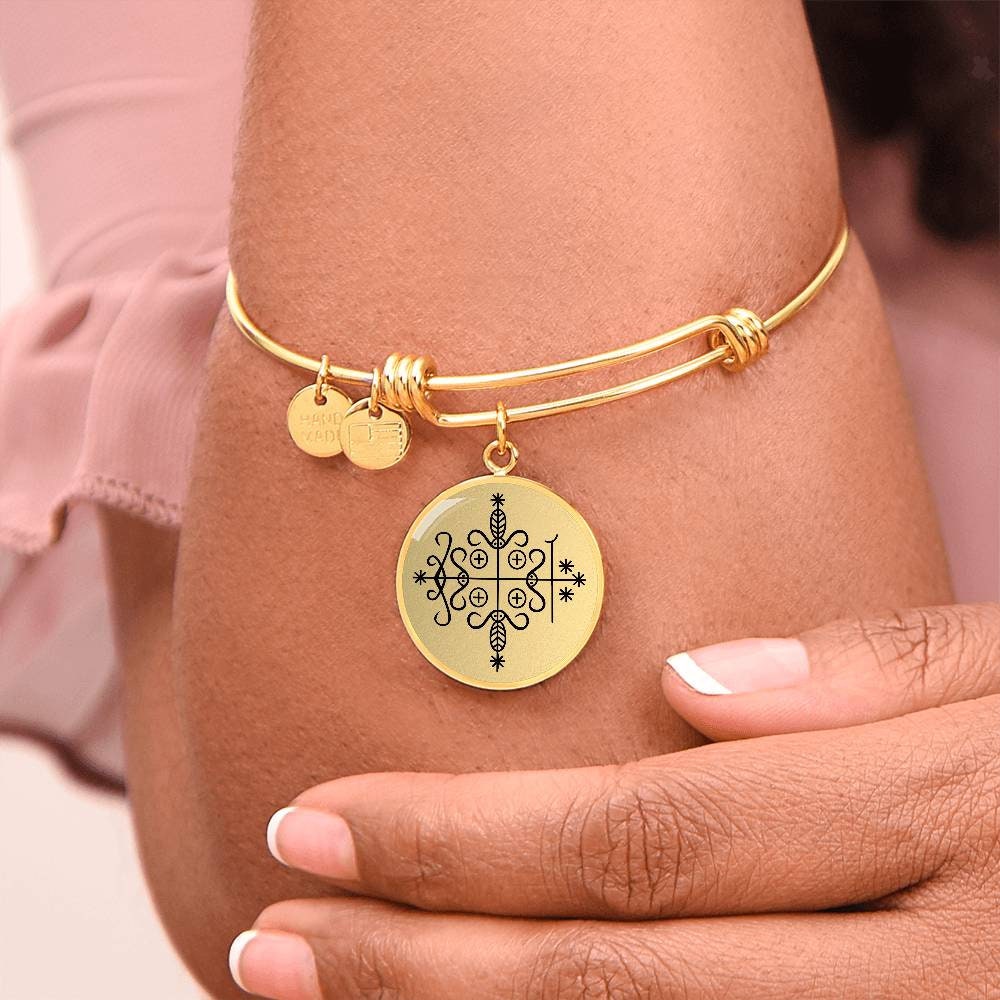 Papa Legba Veve Voodoo Bracelet Jewelry Pendant Amulet Talisman Charm ...