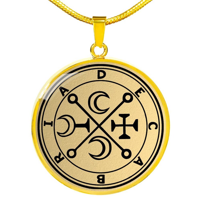 Demon Seal Sigil Necklace Jewelry Goetia Amulet Talisman - Etsy