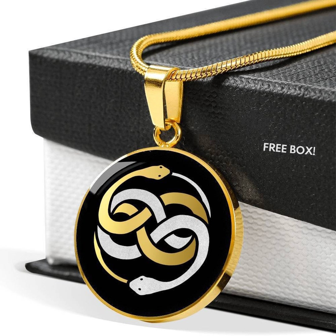 Auryn Snake Necklace Neverending Story Pendant Jewelry - Etsy UK