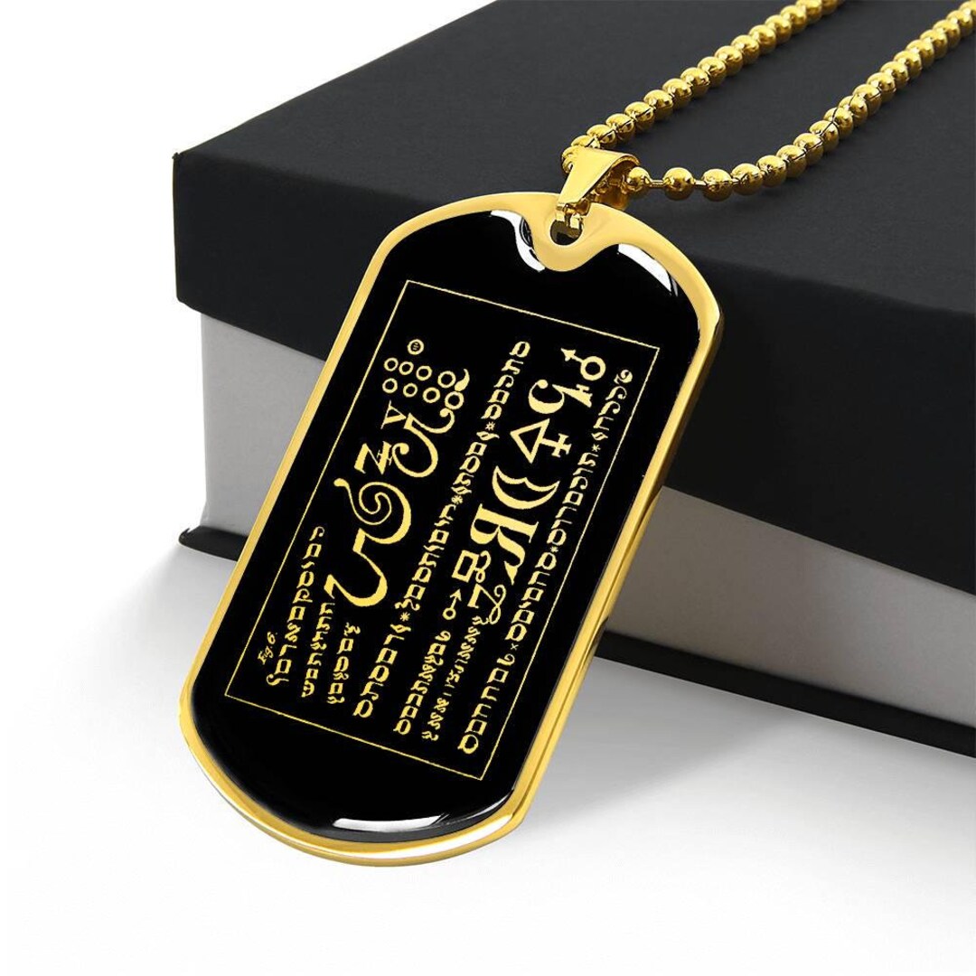 Health Talisman Tables of Moses Pendant Book of Moses Necklace 5th Seal ...
