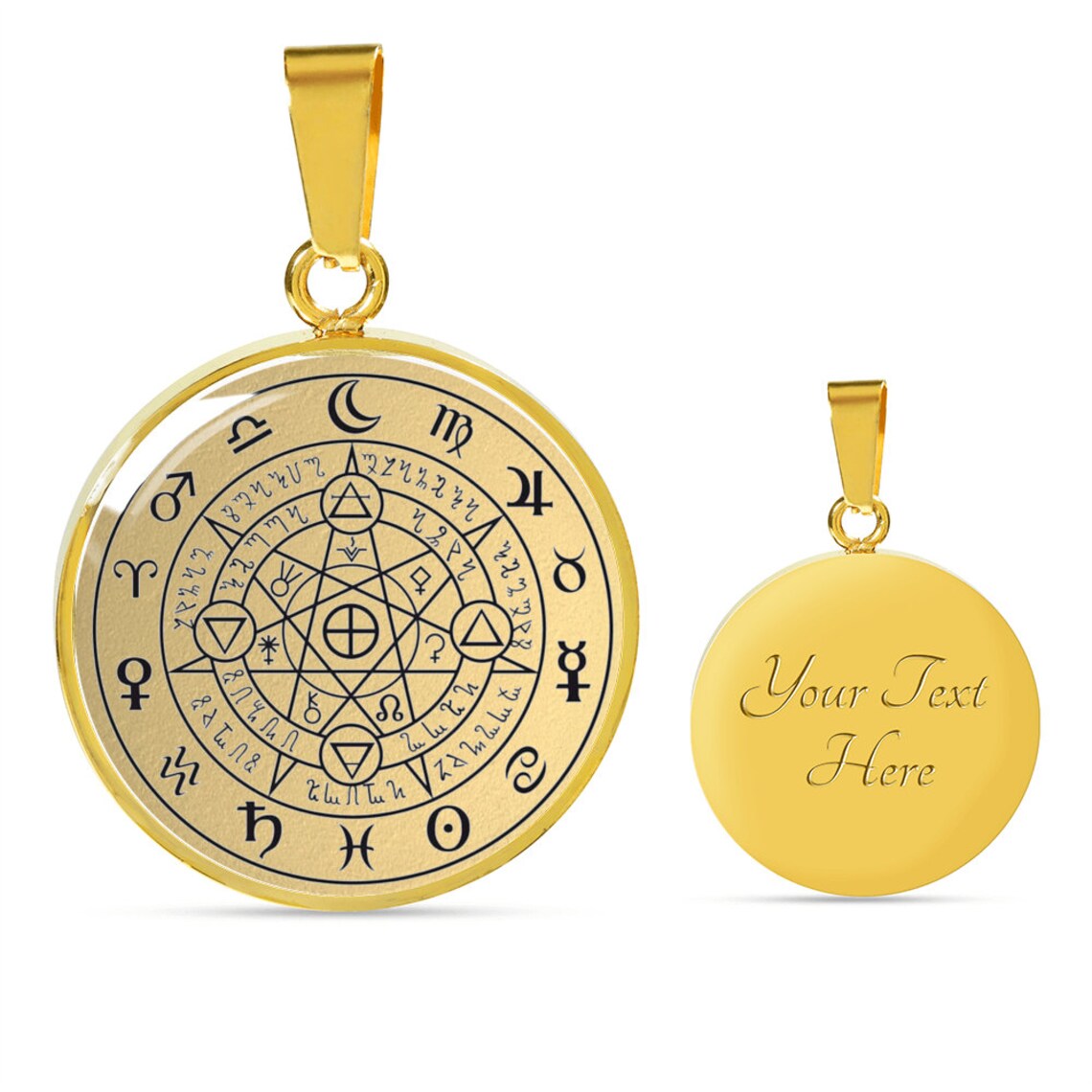 Witchcraft Jewelry Alchemy Amulet Talisman Necklace Pendant - Etsy