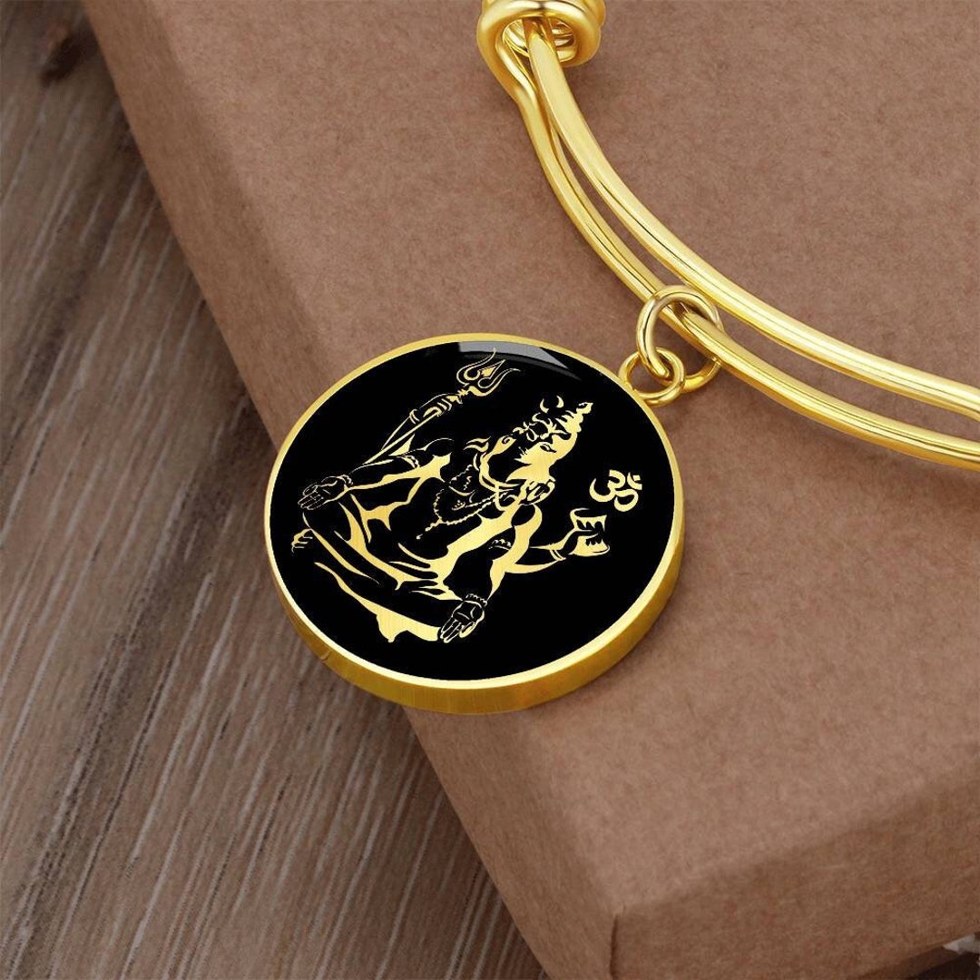 Lord Shiva Bracelet Hindu God Jewelry Pendant Gift Charm - Etsy