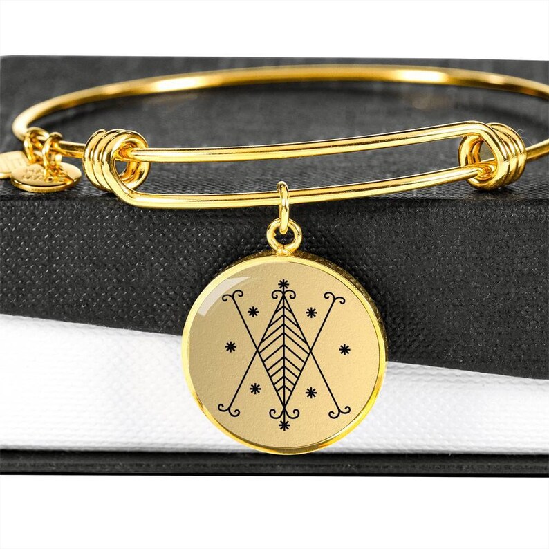 Ayizan Velekete Voodoo Veve Bracelet Jewelry Witchy Pendant Amulet ...