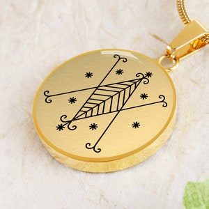 Veve Necklace Ayizan Voodoo Jewelry Pendant Amulet Talisman Charm - Etsy