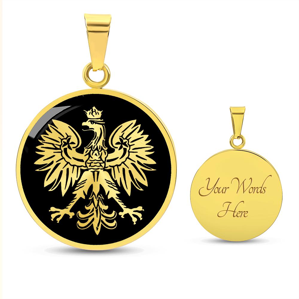 Polish Eagle Necklace Poland Jewelry Pendant Gift Gold Silver - Etsy