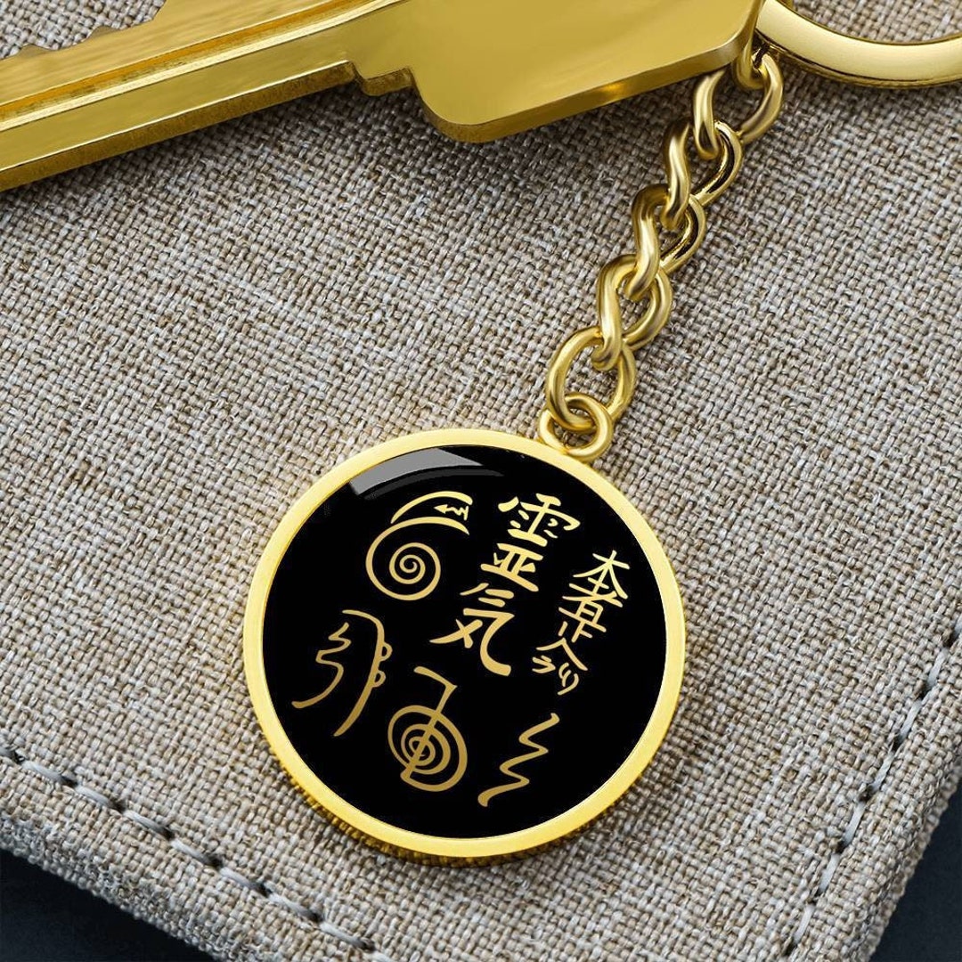 Reiki Sigil Symbols Keychain Pendant Gift CHO KU REI Keyring - Etsy