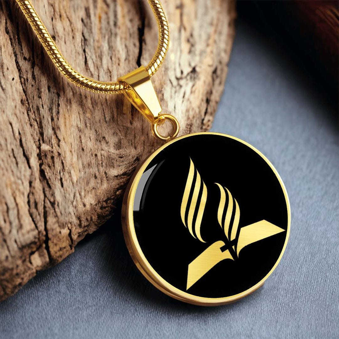 Seventh Day Adventist Necklace Jewelry Symbol Pendant Gift - Etsy