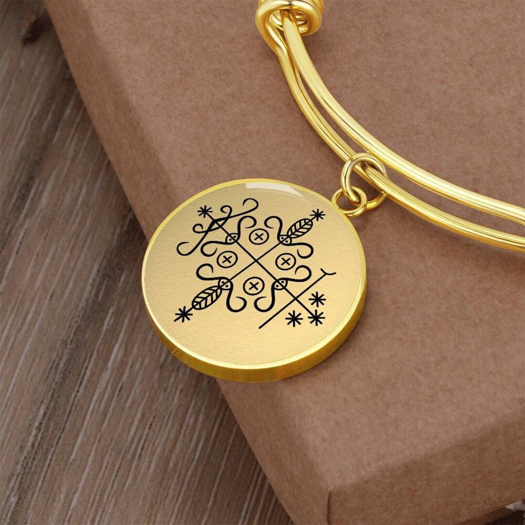 Papa Legba Veve Voodoo Bracelet Jewelry Pendant Amulet Talisman Charm ...