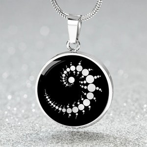 Crop Circle Pendant Necklace Jewelry Gold Sigil Silver Charm - Etsy