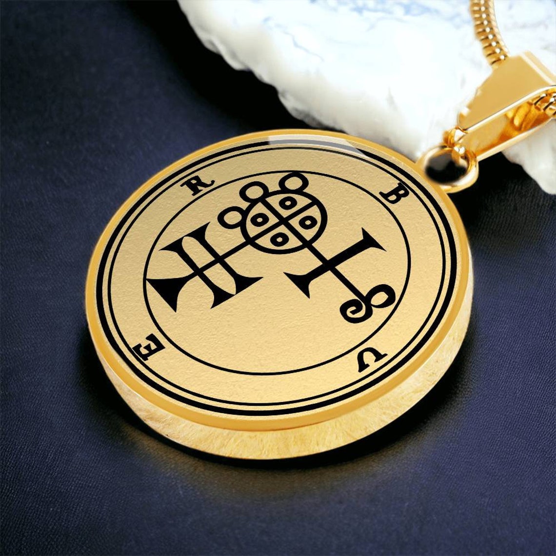 Demon Necklace Buer Sigil Seal Jewelry Goetia Amulet Talisman Pendant ...