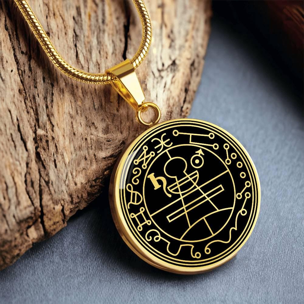 Seal of Solomon Necklace King Solomon Pendant Pentacles Talisman Coin ...