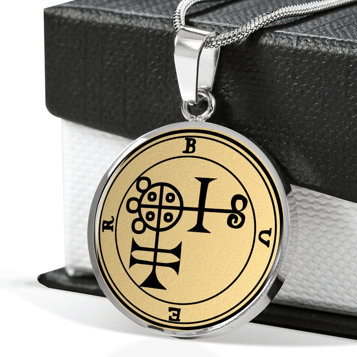 Demon Necklace Buer Sigil Seal Jewelry Goetia Amulet Talisman Pendant ...