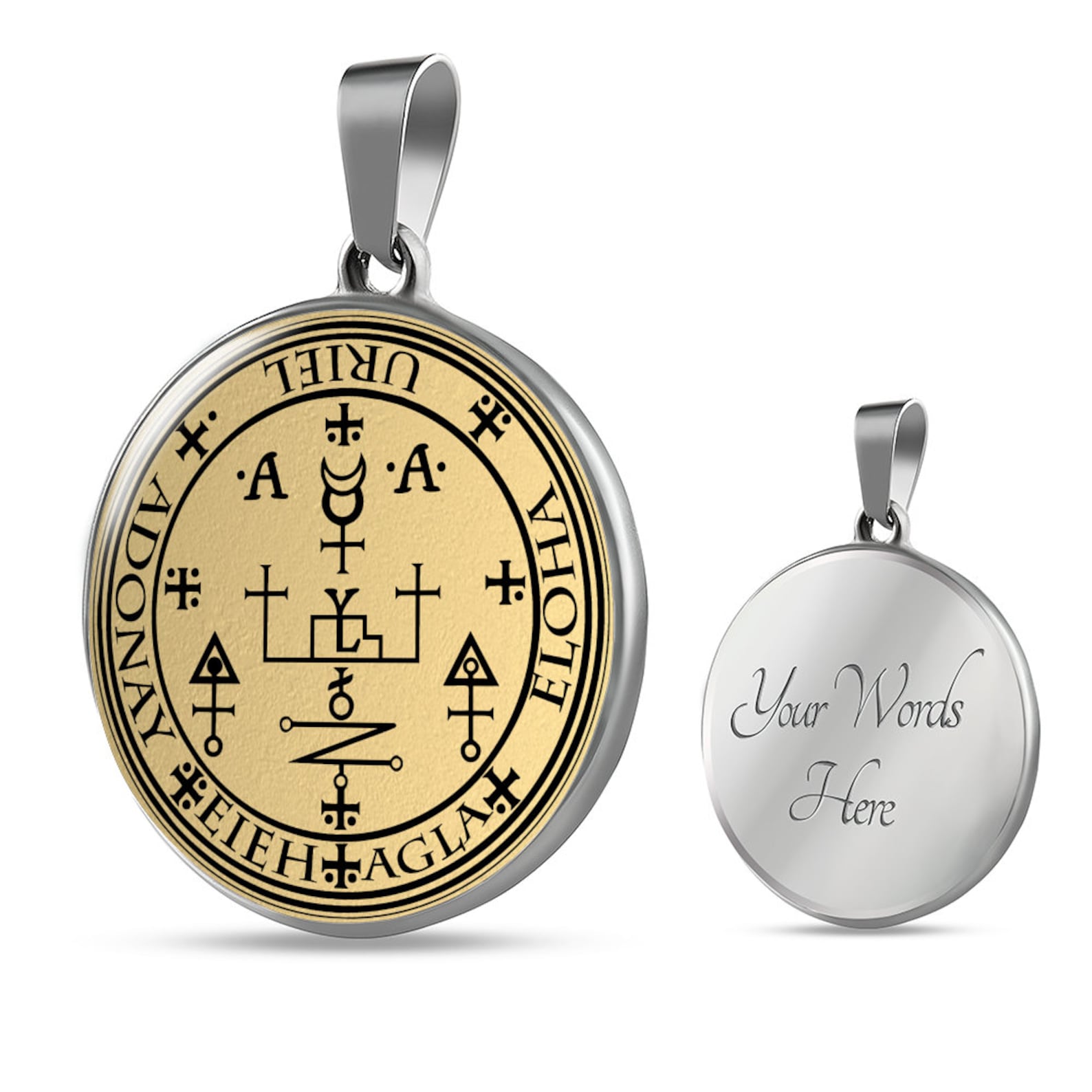 Archangel Seal Amulet Sigil Talisman Necklace Pendant Jewelry - Etsy