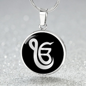 Ek Onkar Necklace Sikh Pendant Punjab Jewelry Gold Silver Charm Chain ...