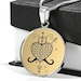 Erzuli Dantor Veve Necklace Jewelry Pendant Gold Silver Charm Chain - Etsy