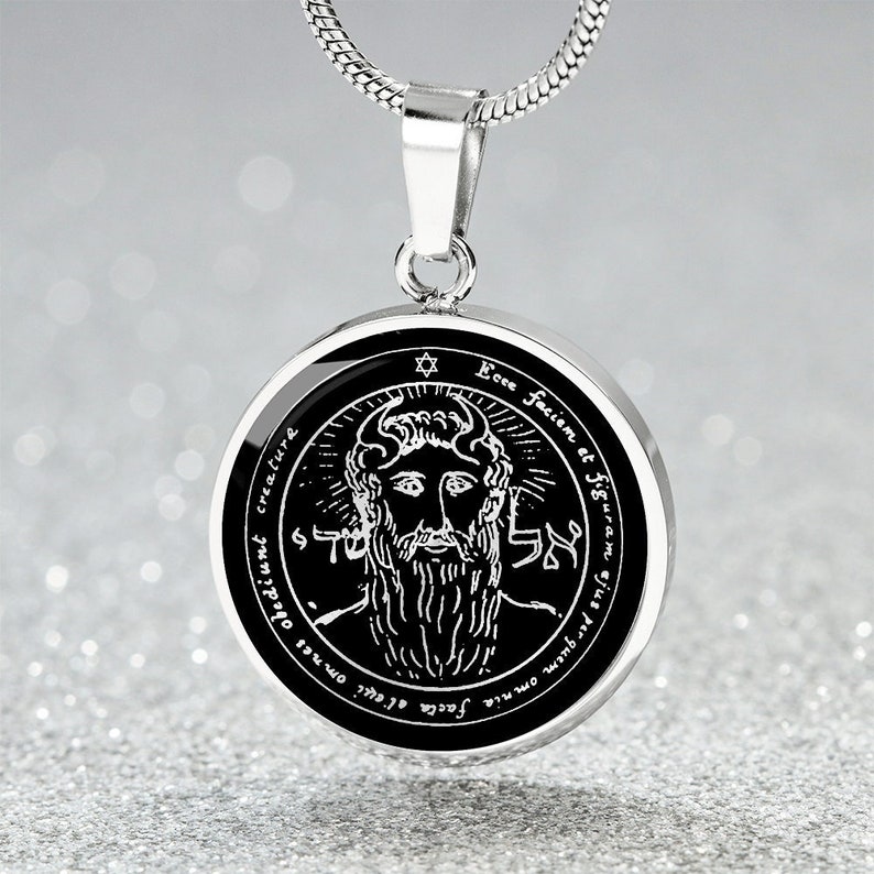 First Pentacle of the Sun Solomon Seal Necklace Pendant Gold Talisman ...