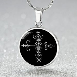 Simbi Andezo Veve Necklace Pendant Jewelry Gold Silver Amulet Talisman ...