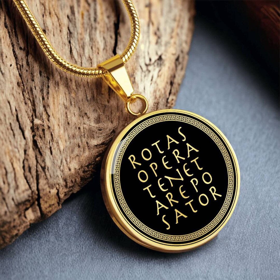 SATOR Square Necklace Witch Jewelry Pendant Gold Silver Amulet - Etsy